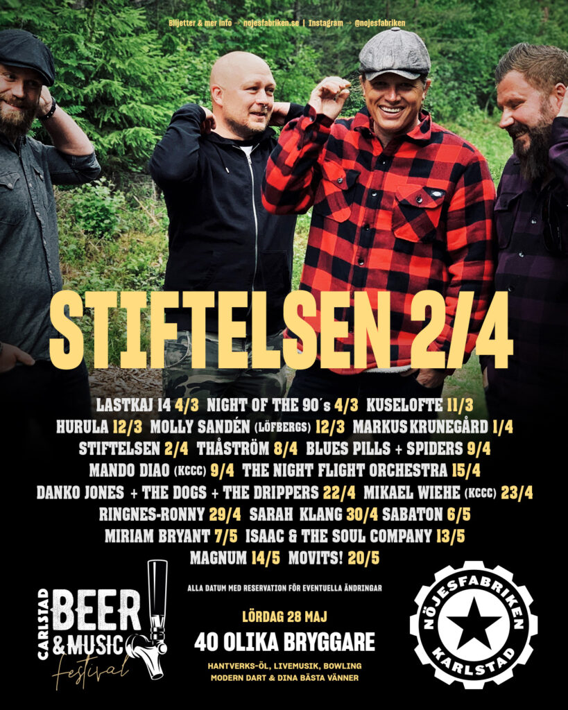 Stiftelsen + Support - Nöjesfabriken Karlstad